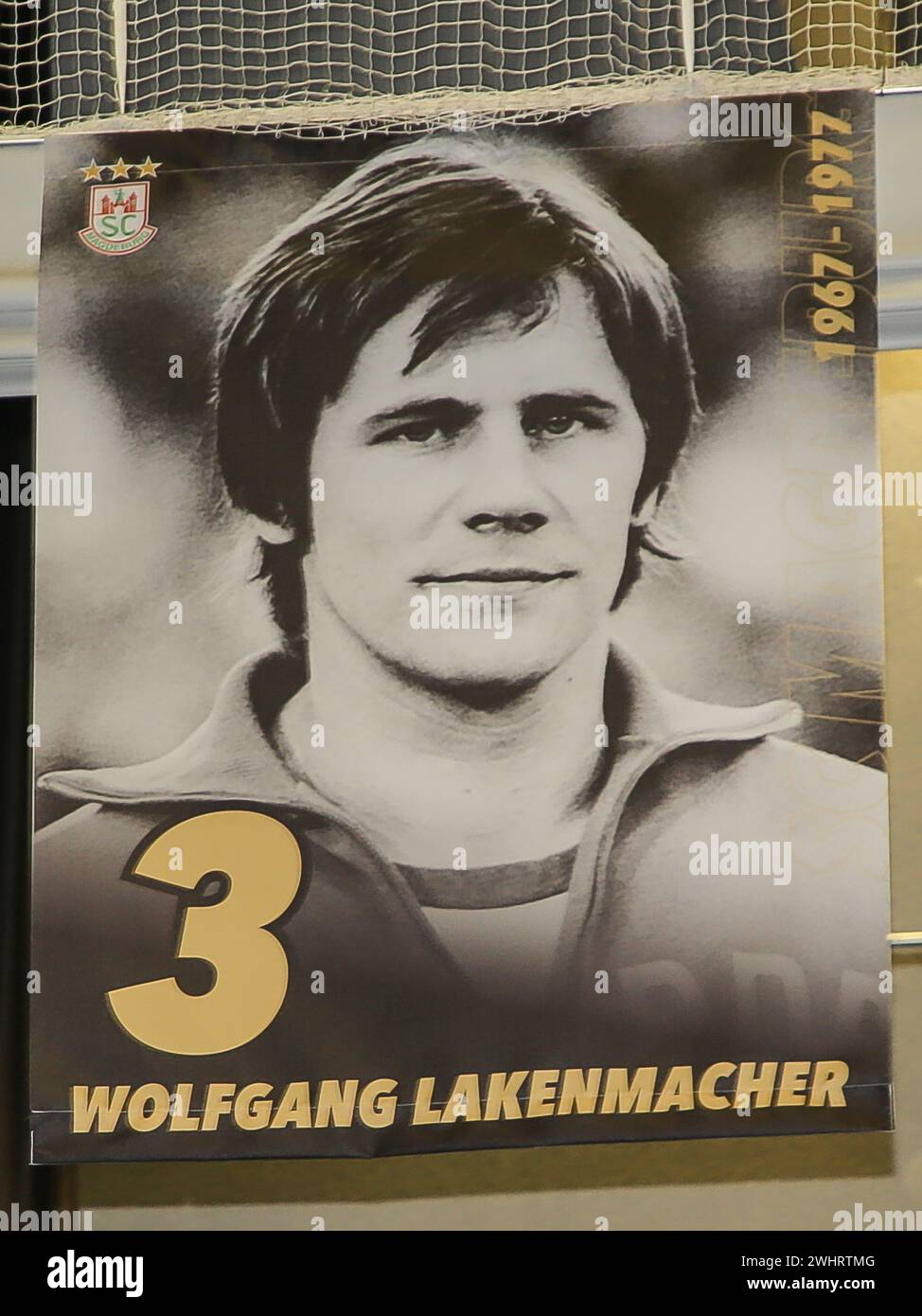 Legend Wolfgang Lakenmacher in the New Hall of Fame of SC Magdeburg in ...