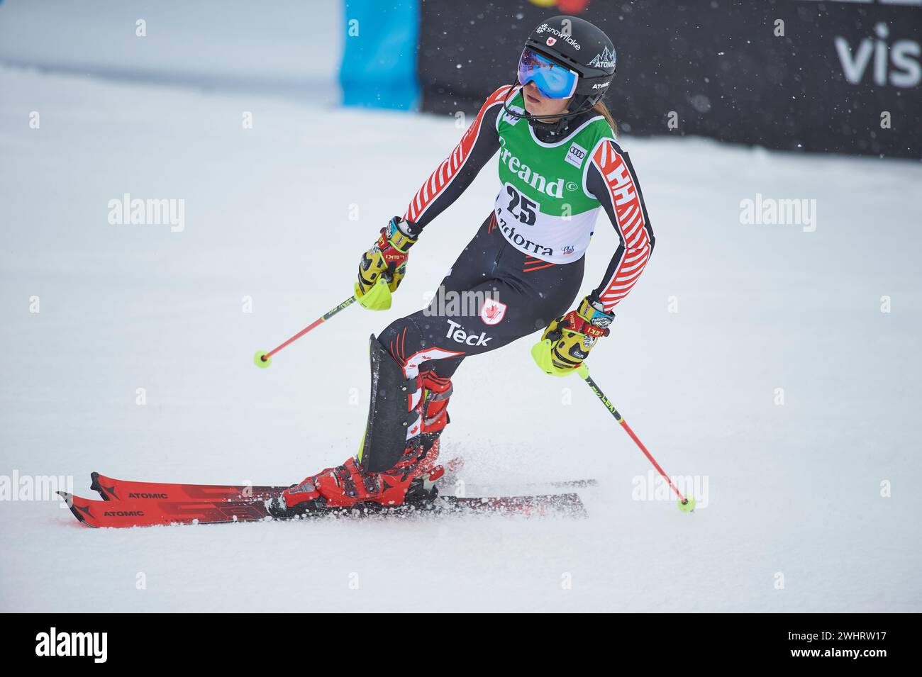 Soldeu, Andorra. 11th Feb, 2024. Amelia Smart from Canara in action ...