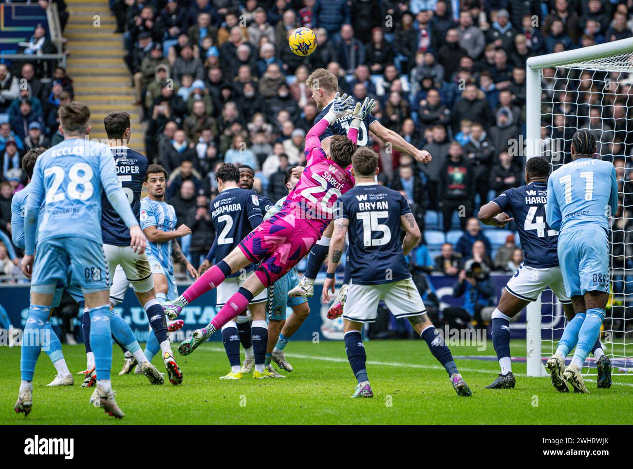 11th February 2024; Coventry Building Society Arena, Coventry, England ...