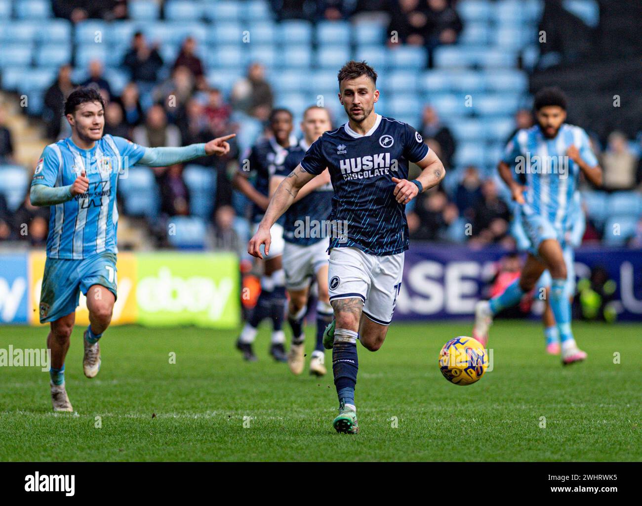 11th February 2024; Coventry Building Society Arena, Coventry, England ...