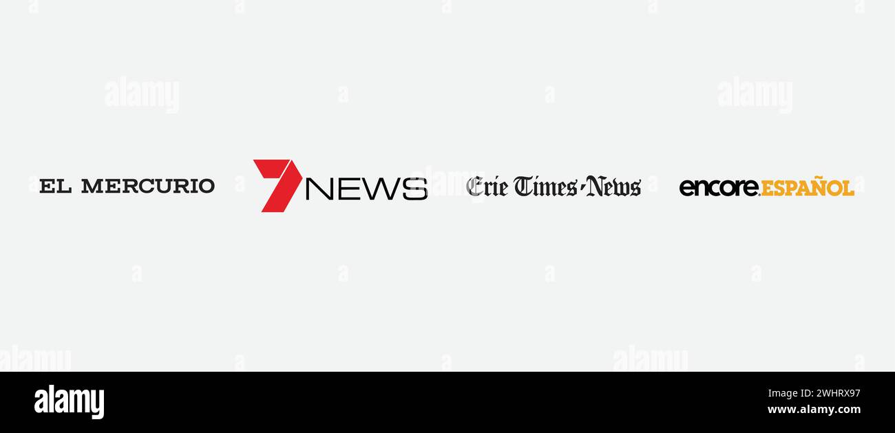 Seven news logo Stock Vector Images - Alamy