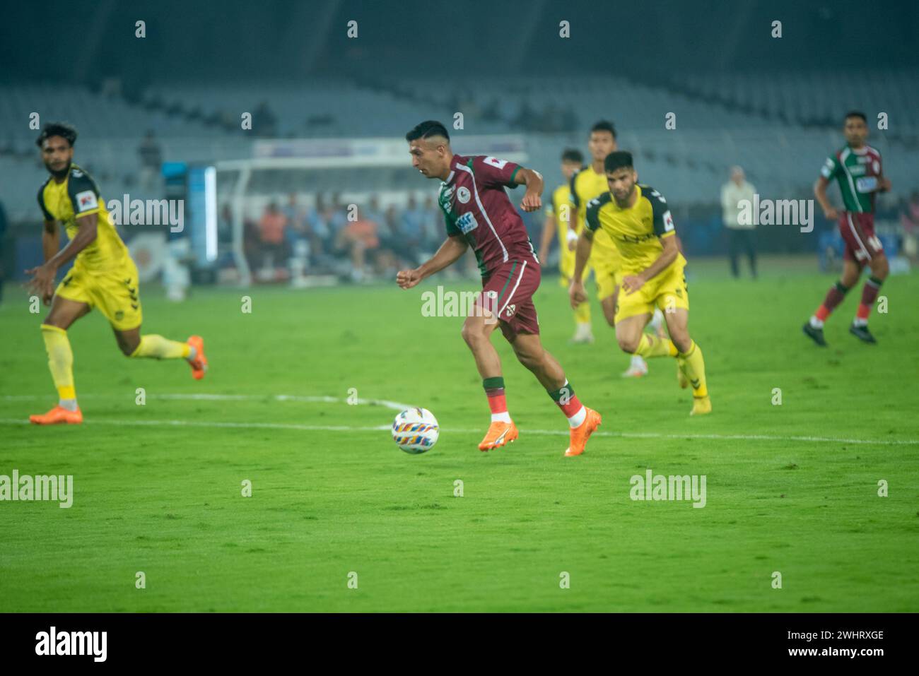 Kolkata, India. 10th Feb, 2024. Mohunbagan Super Giants of Kolkata ...