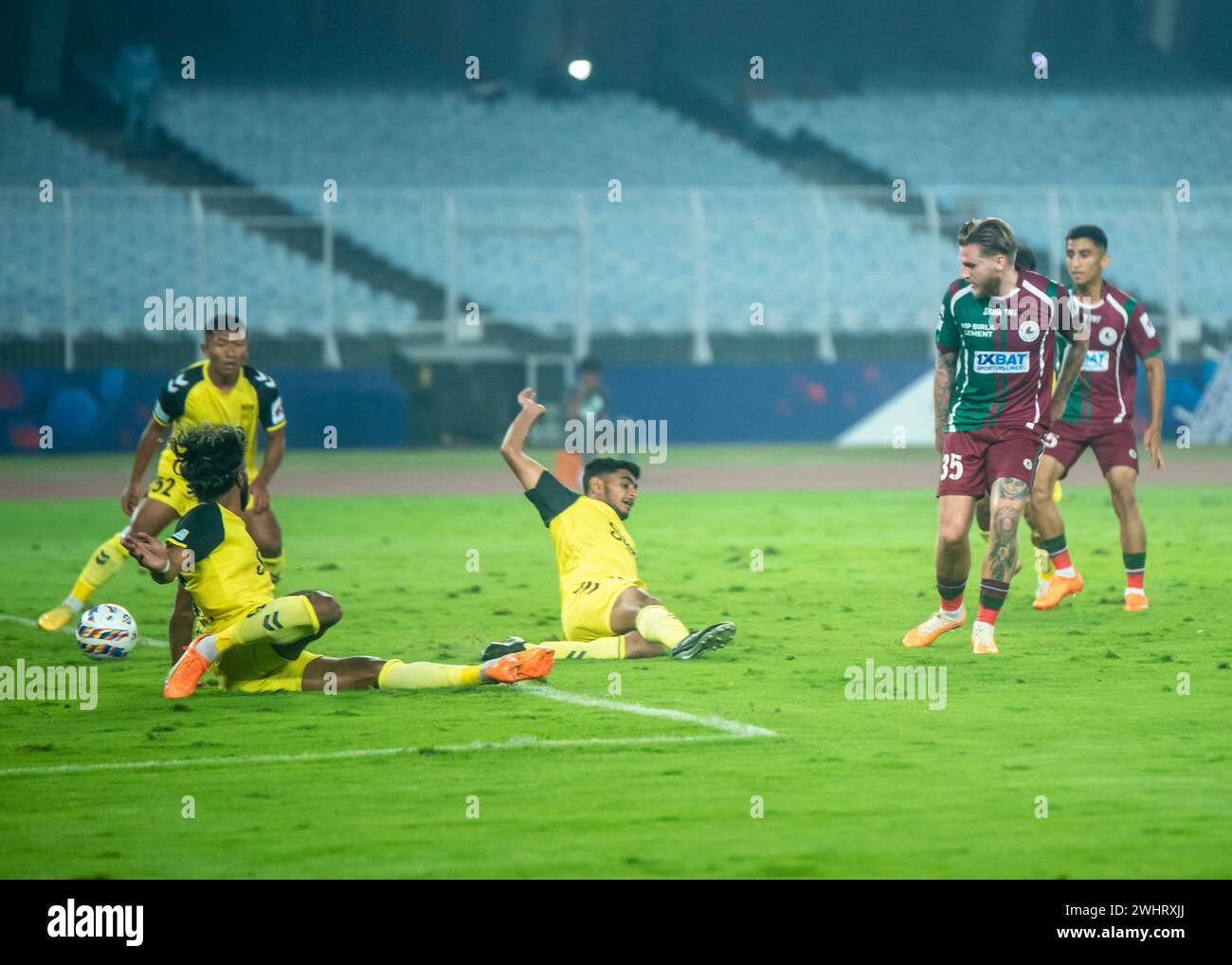 Kolkata, India. 10th Feb, 2024. Mohunbagan Super Giants of Kolkata ...