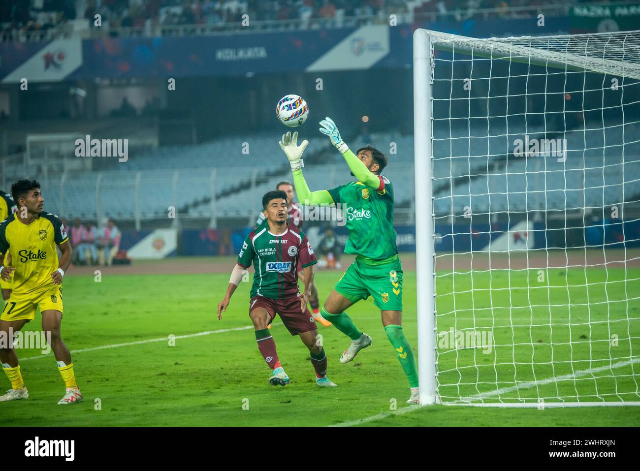 Kolkata, India. 10th Feb, 2024. Mohunbagan Super Giants of Kolkata ...