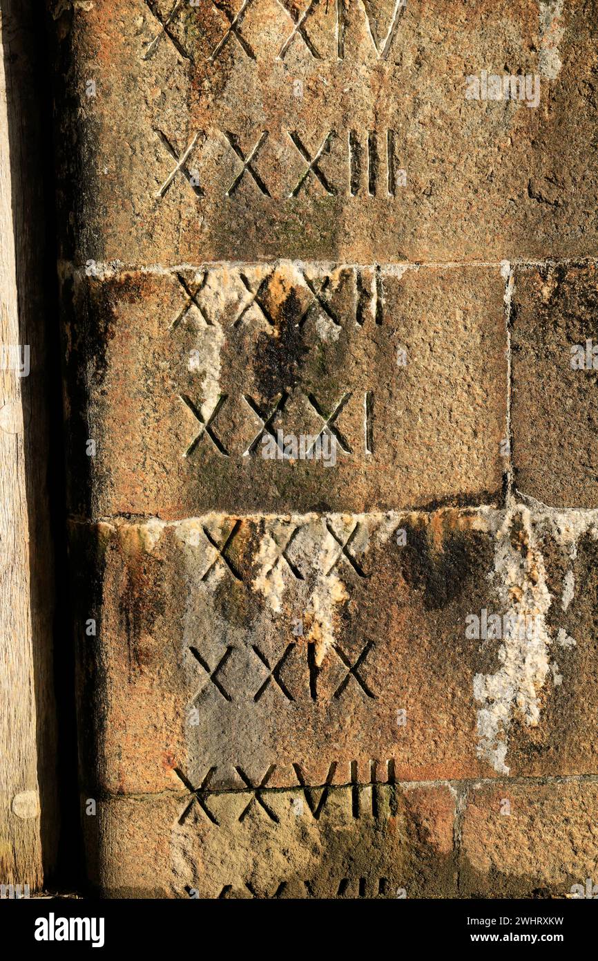 Roman numerals stone hi-res stock photography and images - Alamy