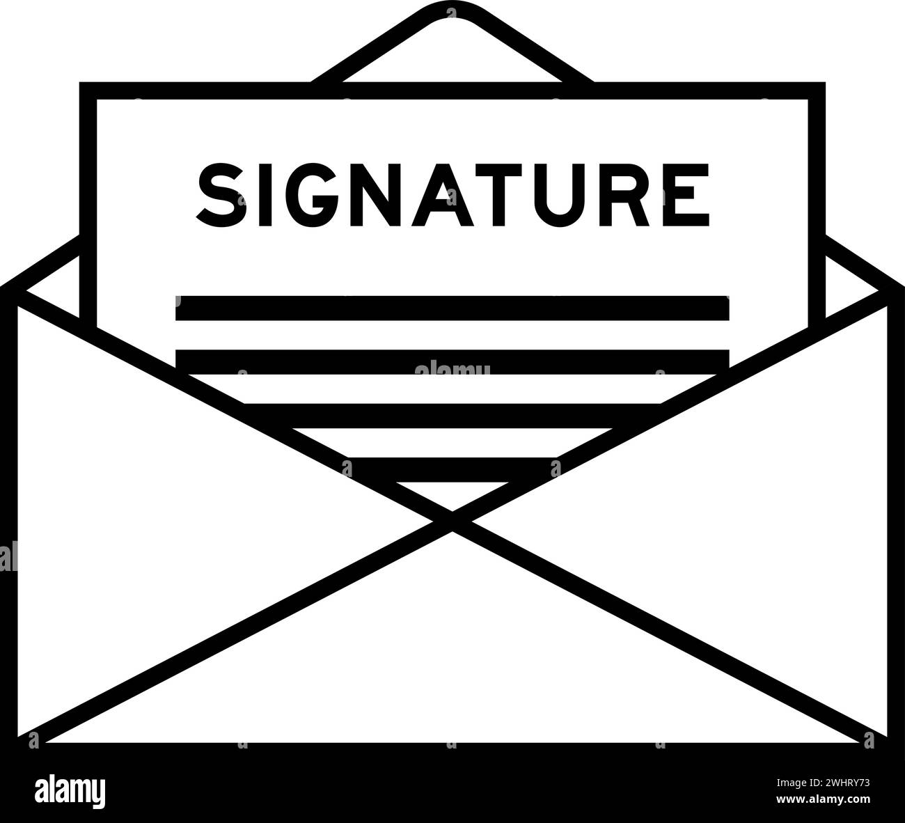 Signature signage Black and White Stock Photos & Images - Alamy