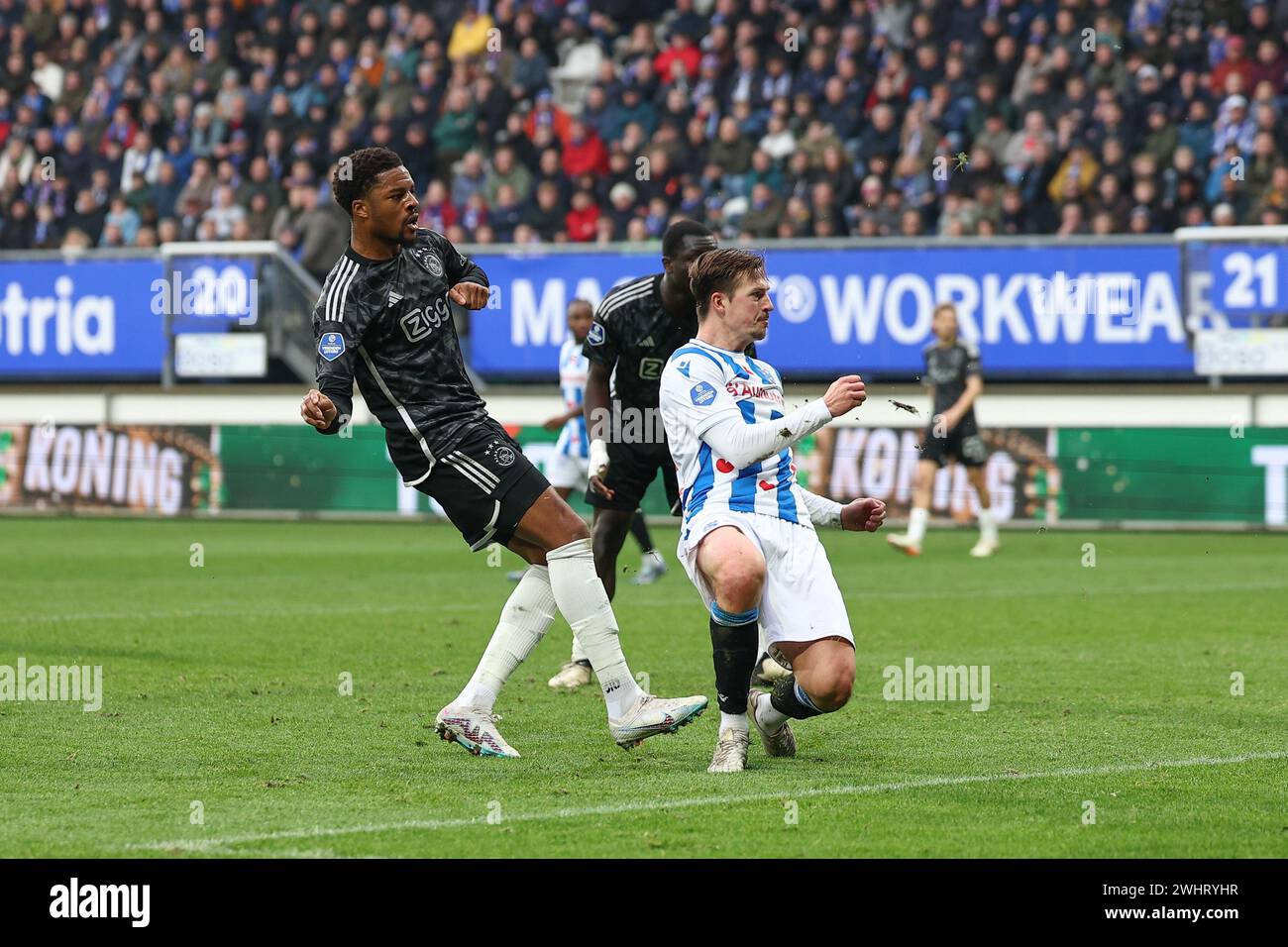 Heerenveen, Netherlands. 11th Feb, 2024. HEERENVEEN, 11-02-2024, Abe Lenstra Stadium, Dutch ...