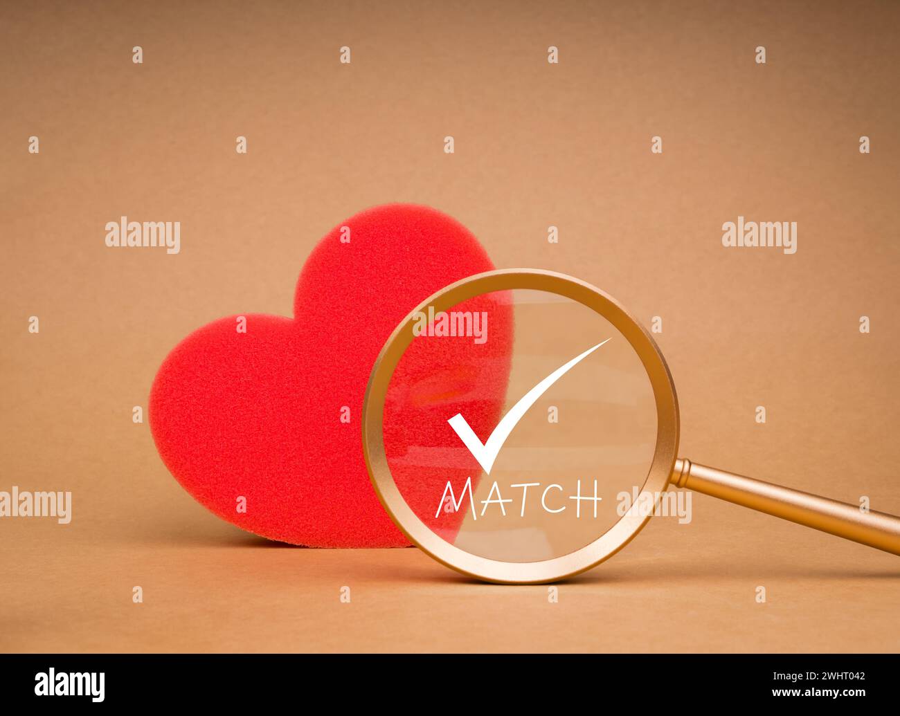 Love match, couple lover, matching partners meeting online concept ...