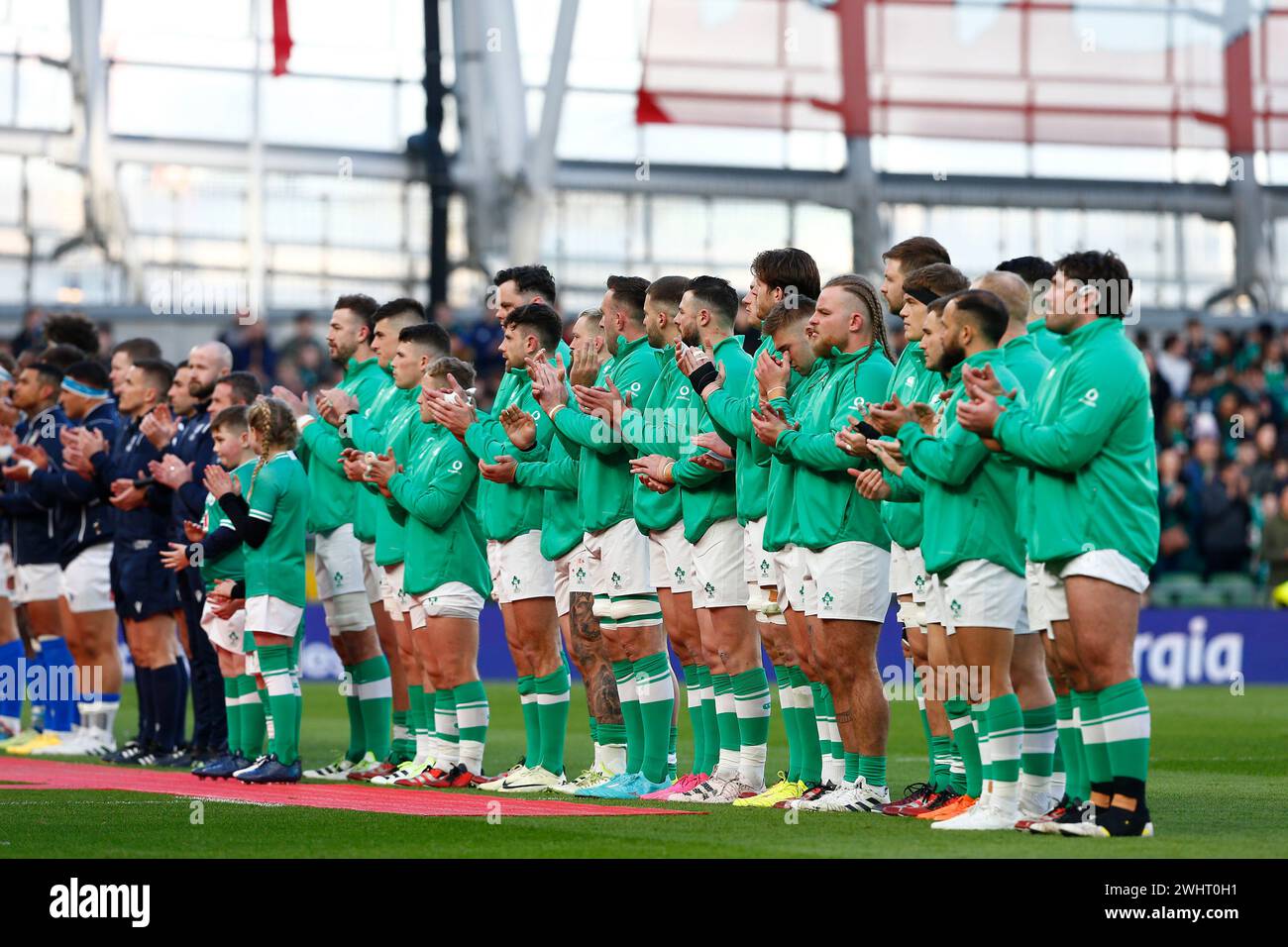 11th February 2024; Aviva Stadium, Dublin, Ireland: Six Nations International Rugby, Ireland ...