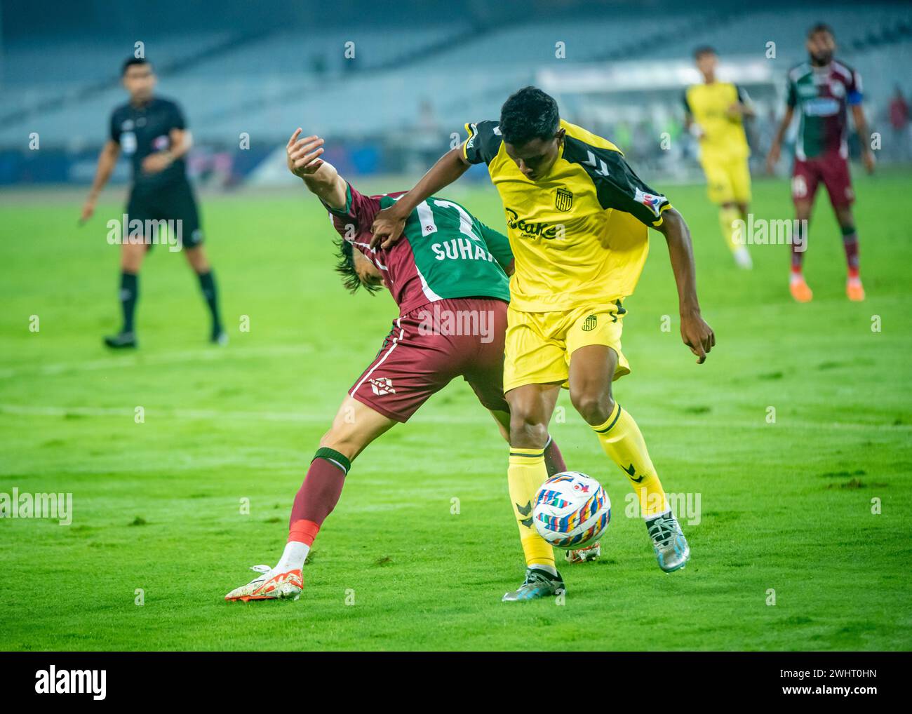 Kolkata, India. 10th Feb, 2024. Mohunbagan Super Giants of Kolkata ...