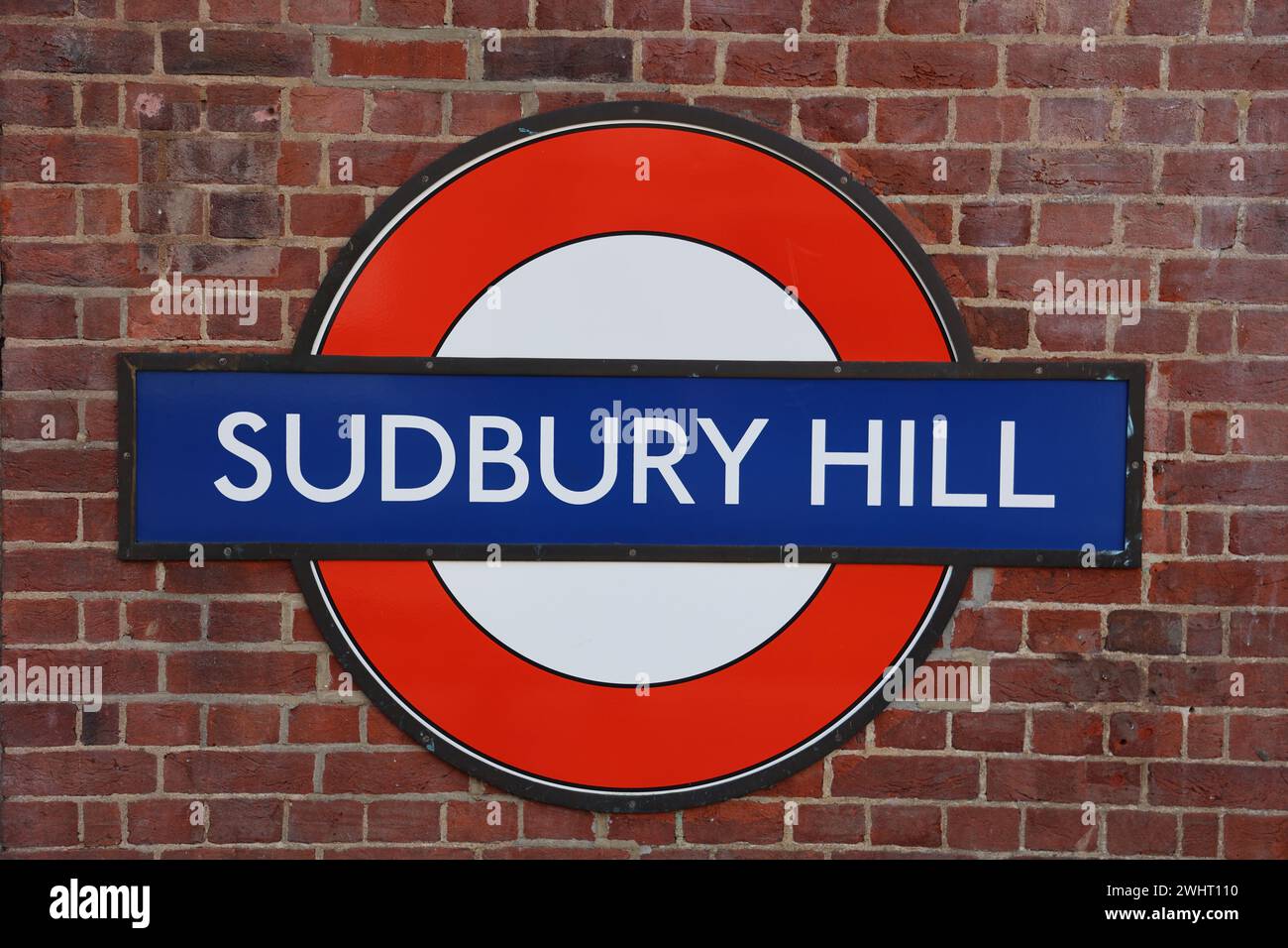 Sudbury Hill station sign Stock Photo - Alamy