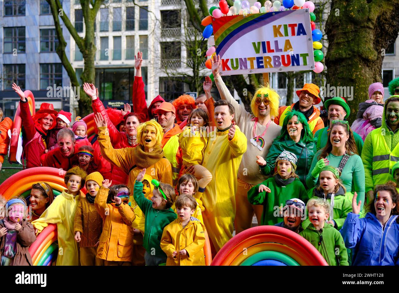 10.02.2024, Duesseldorf, Nordrhein-Westfalen, Deutschland - Aufstellung ...
