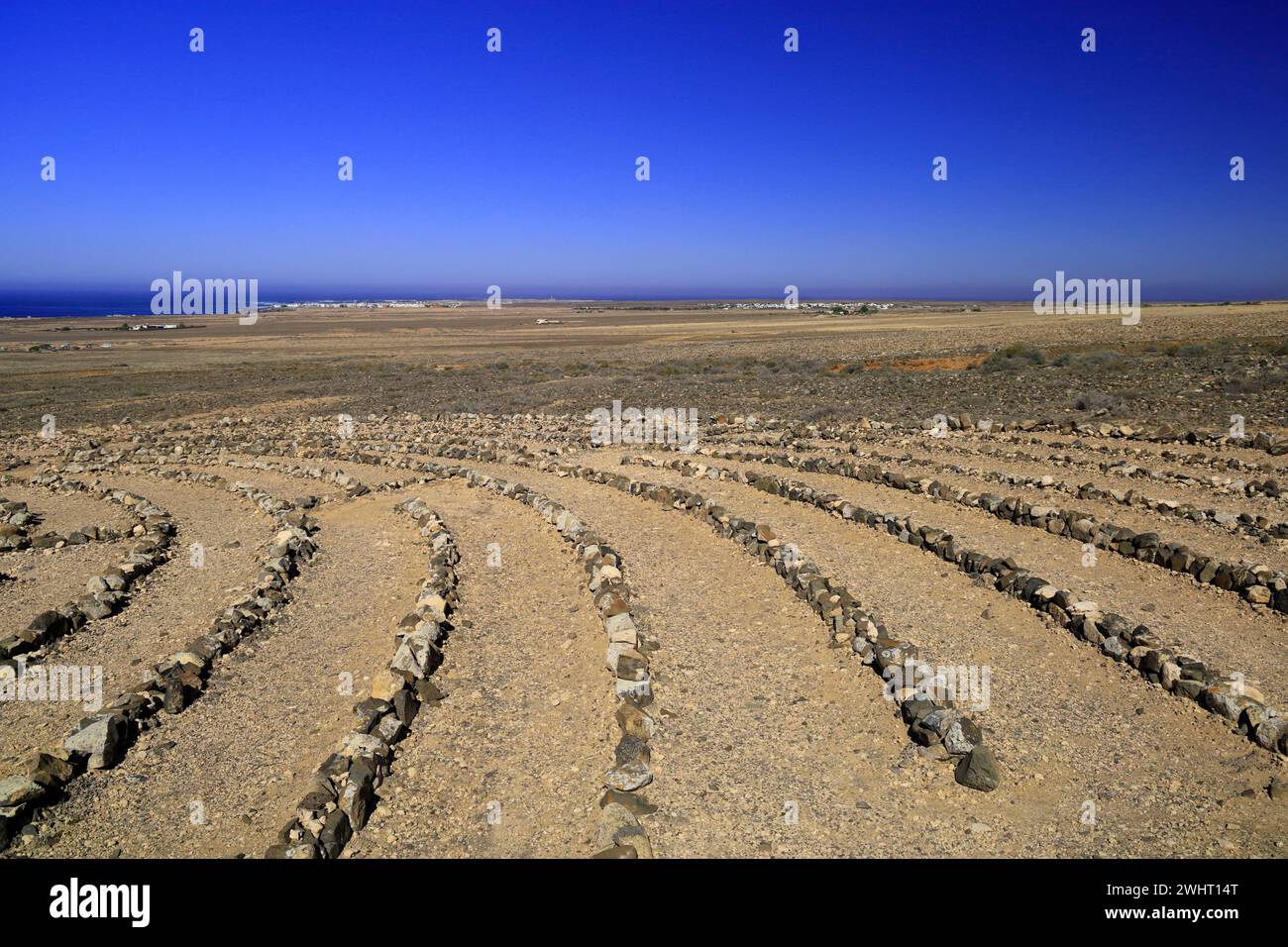 Wolf Patton's Labyrinth, near El Cotillo, Fuerteventura, Canary Islands ...