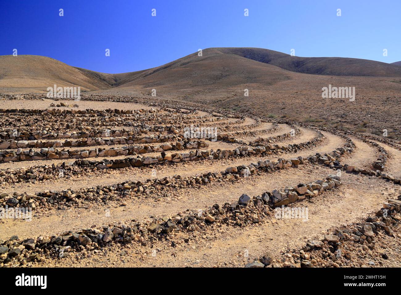 Wolf Patton's Labyrinth, near El Cotillo, Fuerteventura, Canary Islands ...