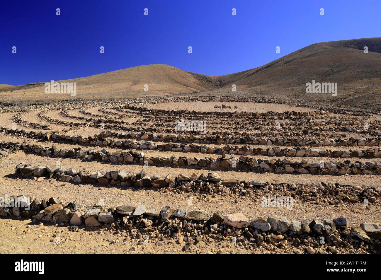 Wolf Patton's Labyrinth, near El Cotillo, Fuerteventura, Canary Islands ...