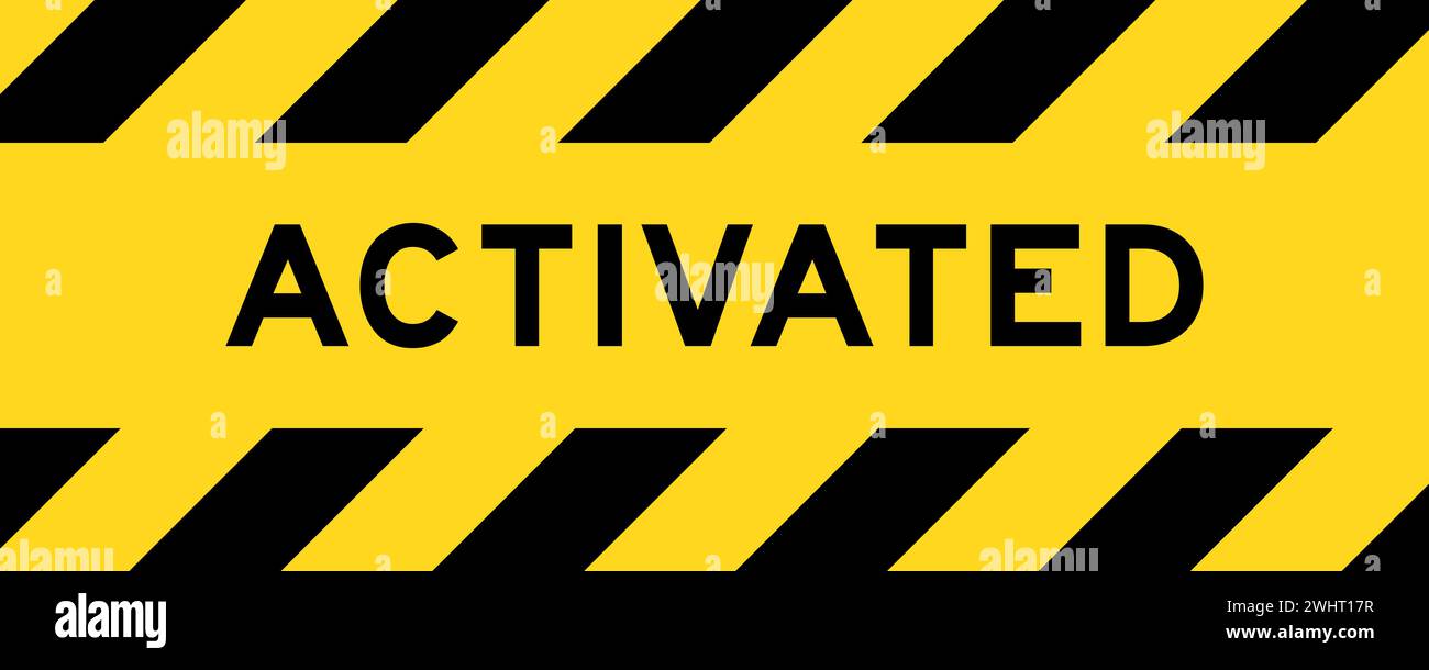 Yellow alert activated Stock Vector Images - Alamy