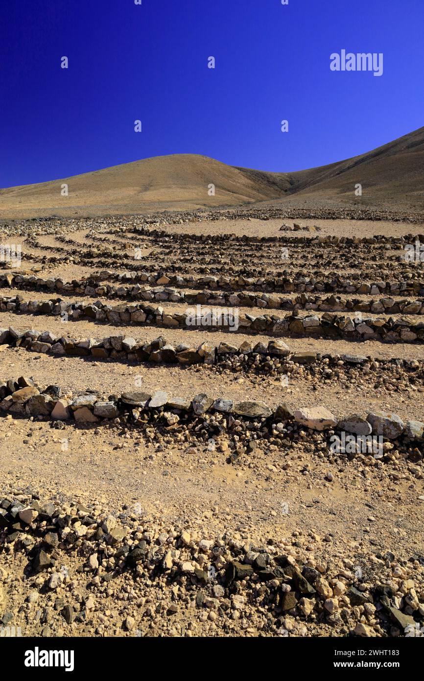 Wolf Patton's Labyrinth, near El Cotillo, Fuerteventura, Canary Islands ...