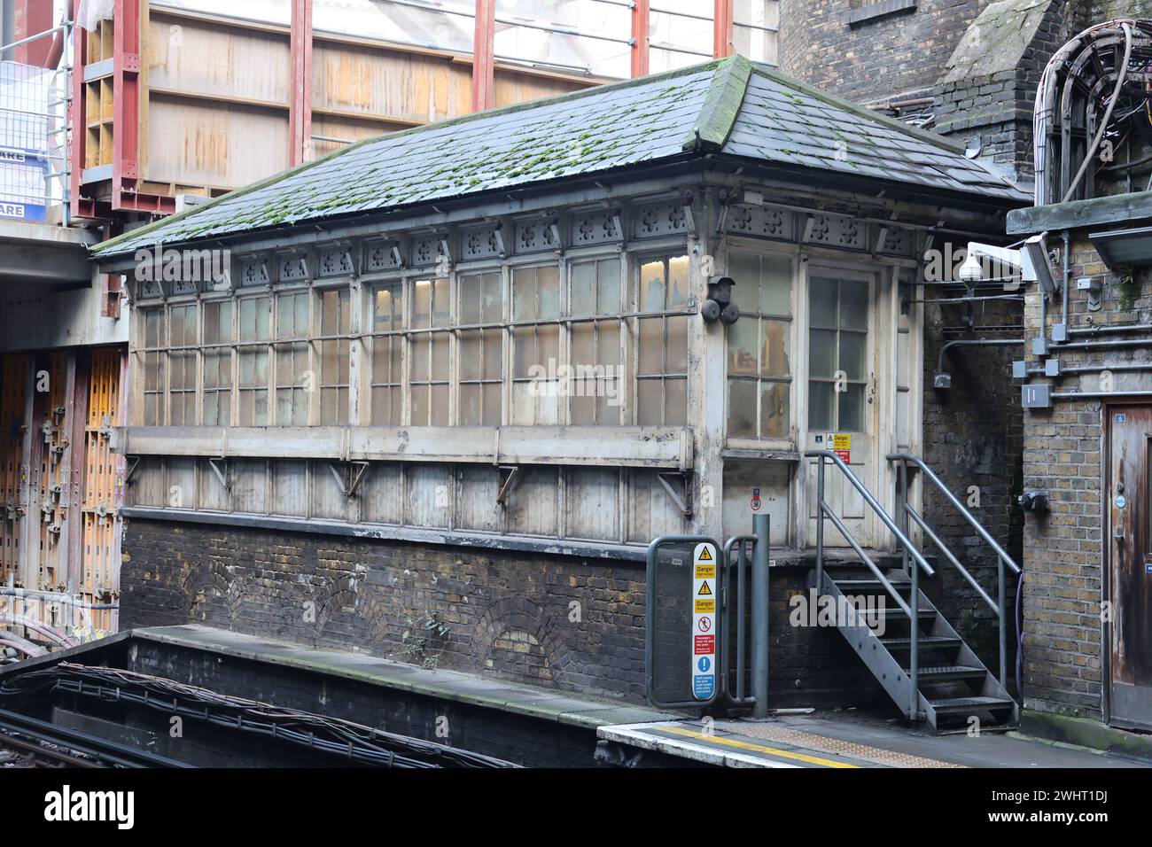 Liverpool Street station signal box Stock Photo - Alamy