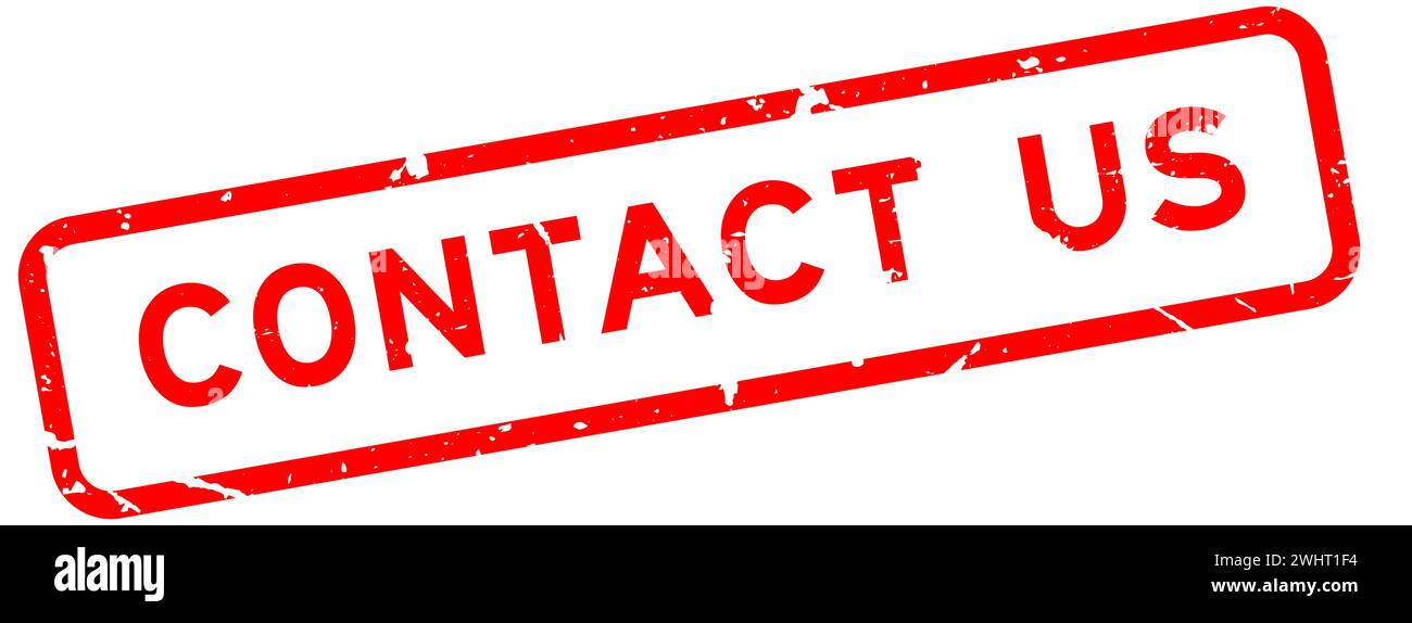 Contact us square stamp hi-res stock photography and images - Alamy