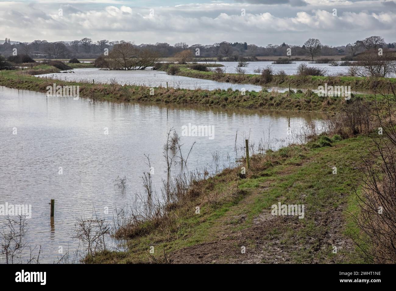 River Adur overflows Stock Photo - Alamy