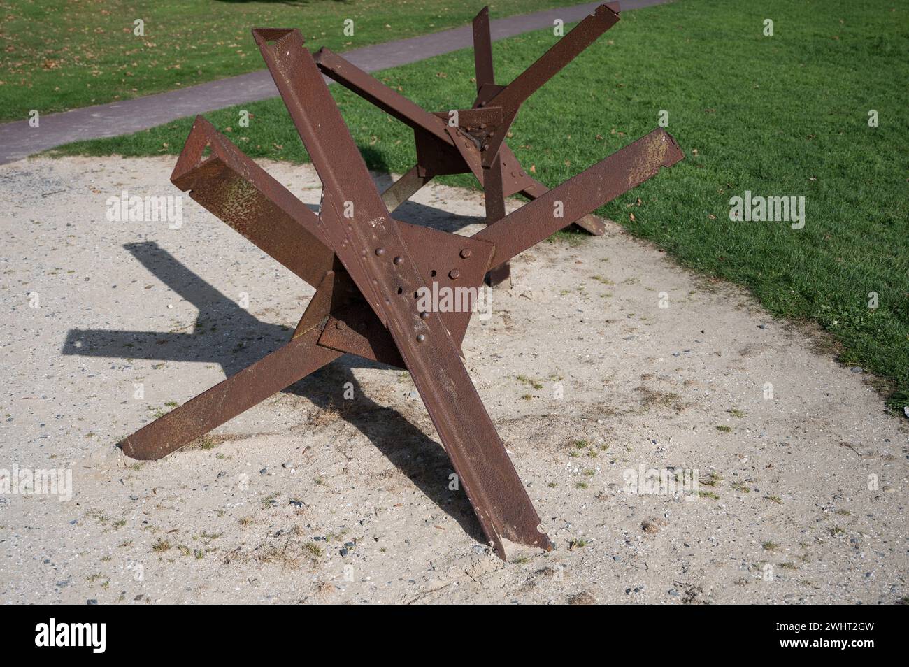 Anti tank obstacles hi-res stock photography and images - Alamy