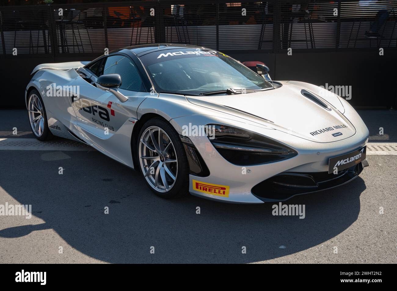Front view of a McLaren 720 S supercar from the Trophy Europe Stock ...