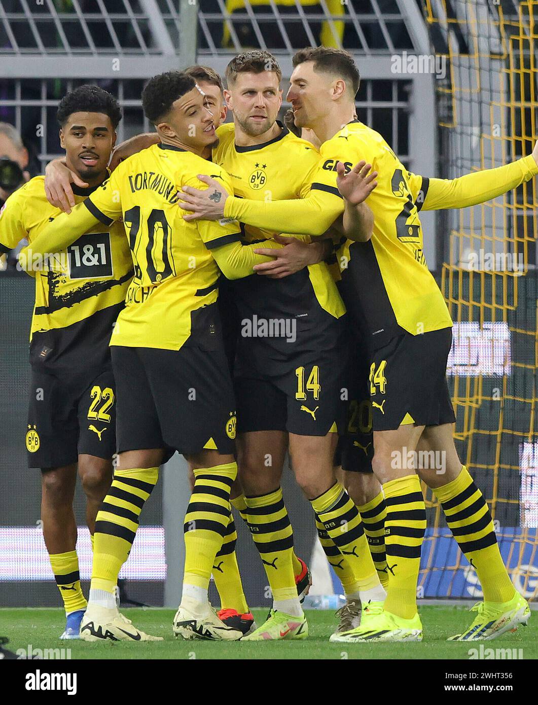 firo: 01/28/2024, football, soccer, 1.Bundesliga, 1.Liga, season 2023 ...