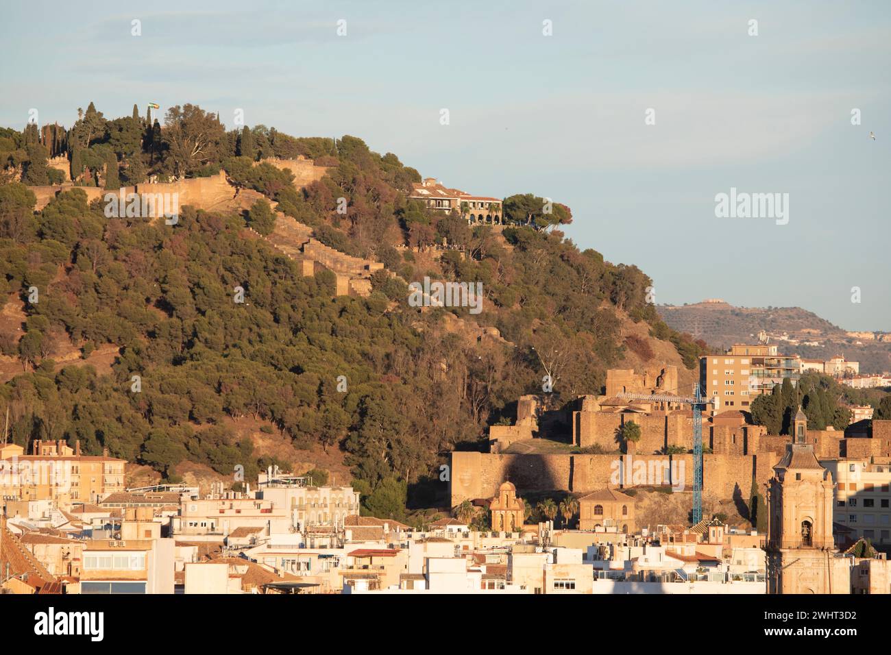 Castillo de Gibralfaro, Malaga, Spain. Mount Gibralfaro (Spanish: Monte ...