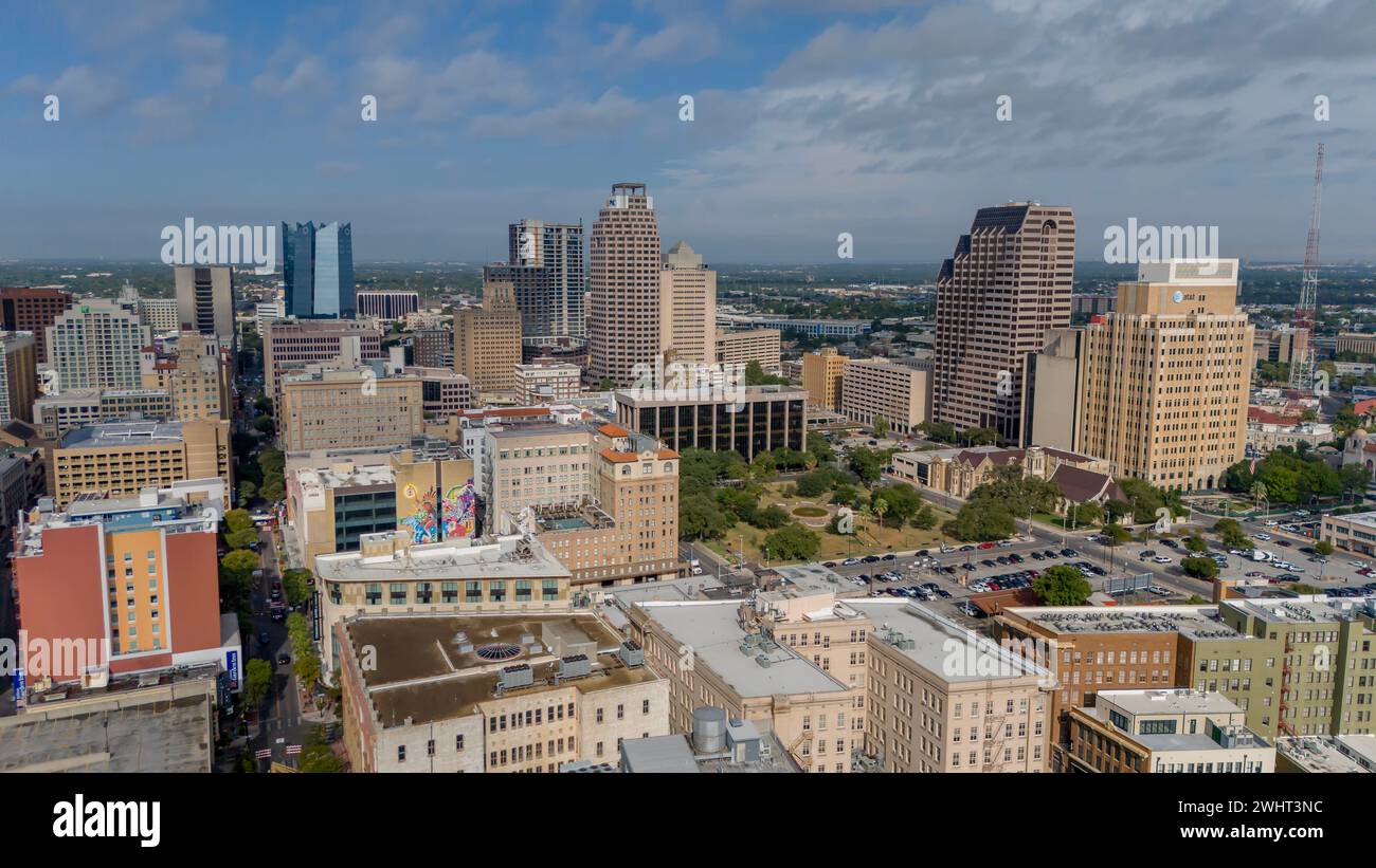 Aerial view of san antonio texas hi-res stock photography and images ...