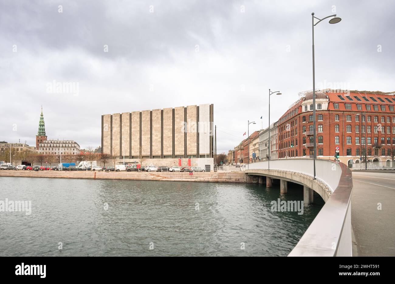 Copenhagen, Denmark - Danish National Bank by Arne Jacobsen Stock Photo ...
