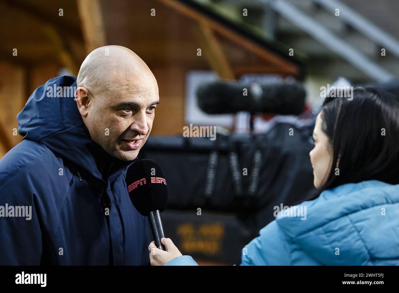 VOLENDAM - 11-02-2024, KRAS Stadium. Dutch Eredivisie Football season ...