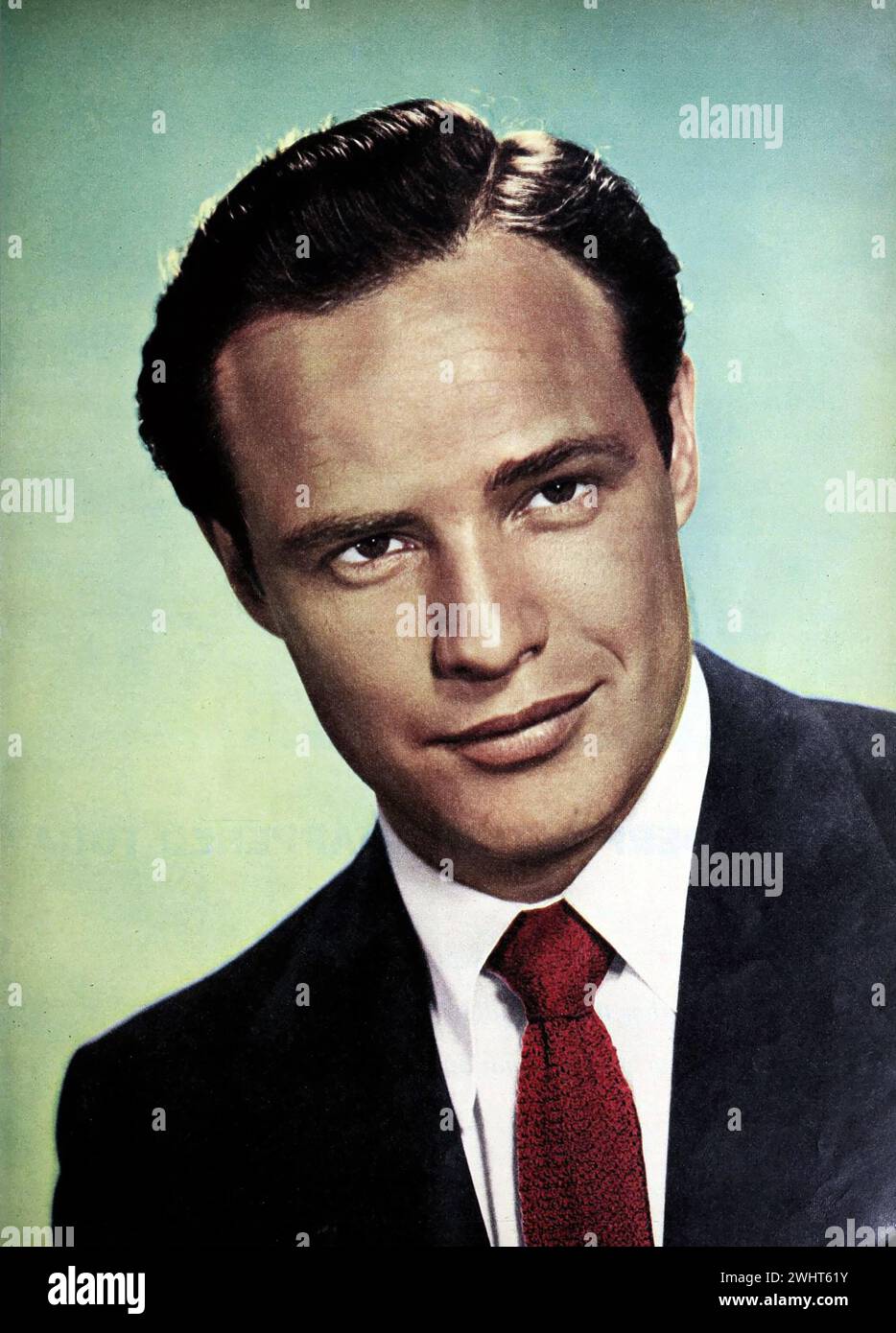 Marlon Brando portrait by Edward Cronenweth, 1955 Stock Photo - Alamy