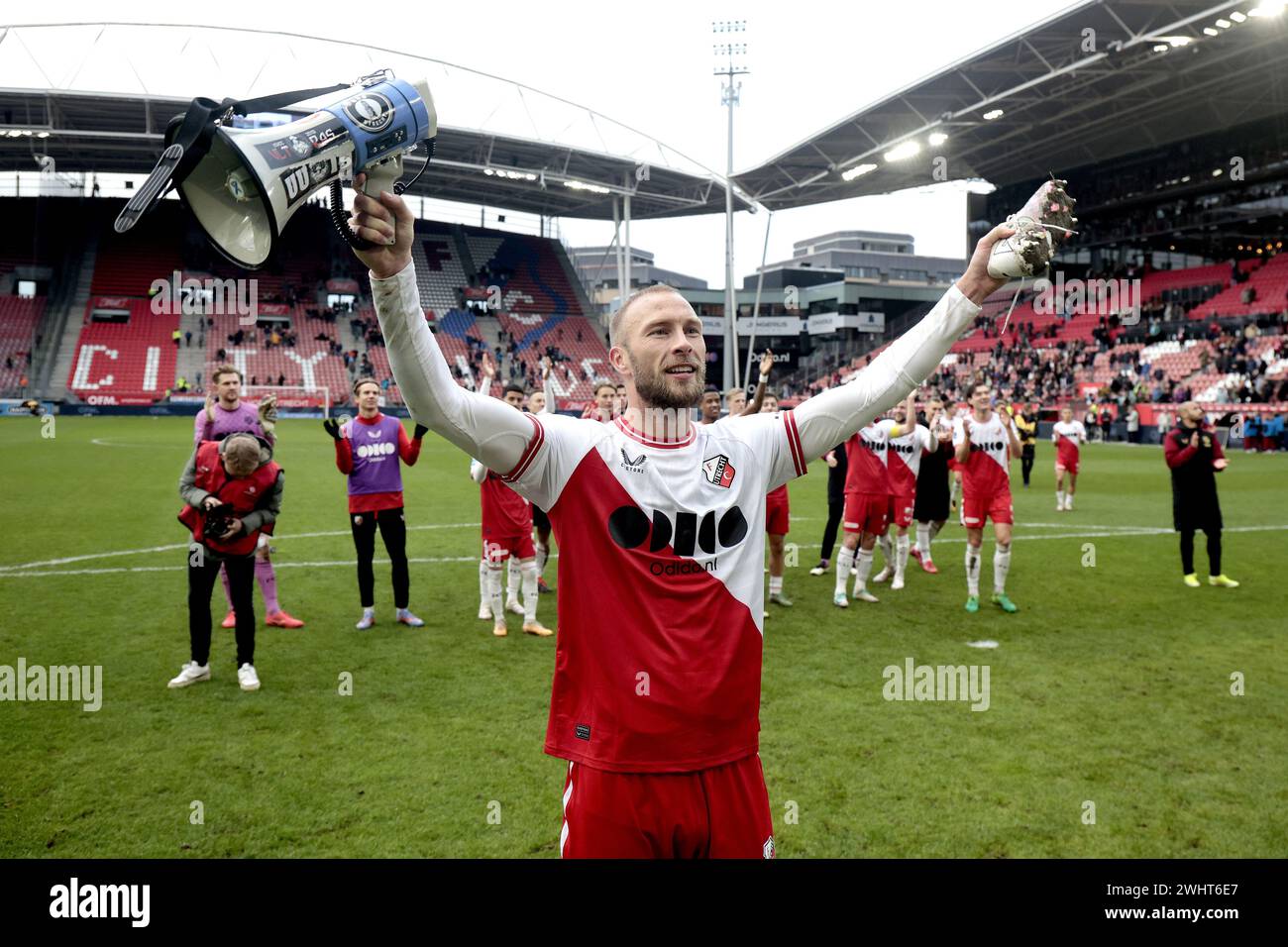 UTRECHT - Mike van der Hoorn of FC Utrecht after the Dutch Eredivisie match between FC Utrecht ...