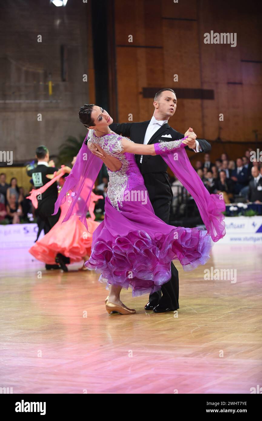 Ballroom dance couple, dancing at the competition Stock Photo - Alamy