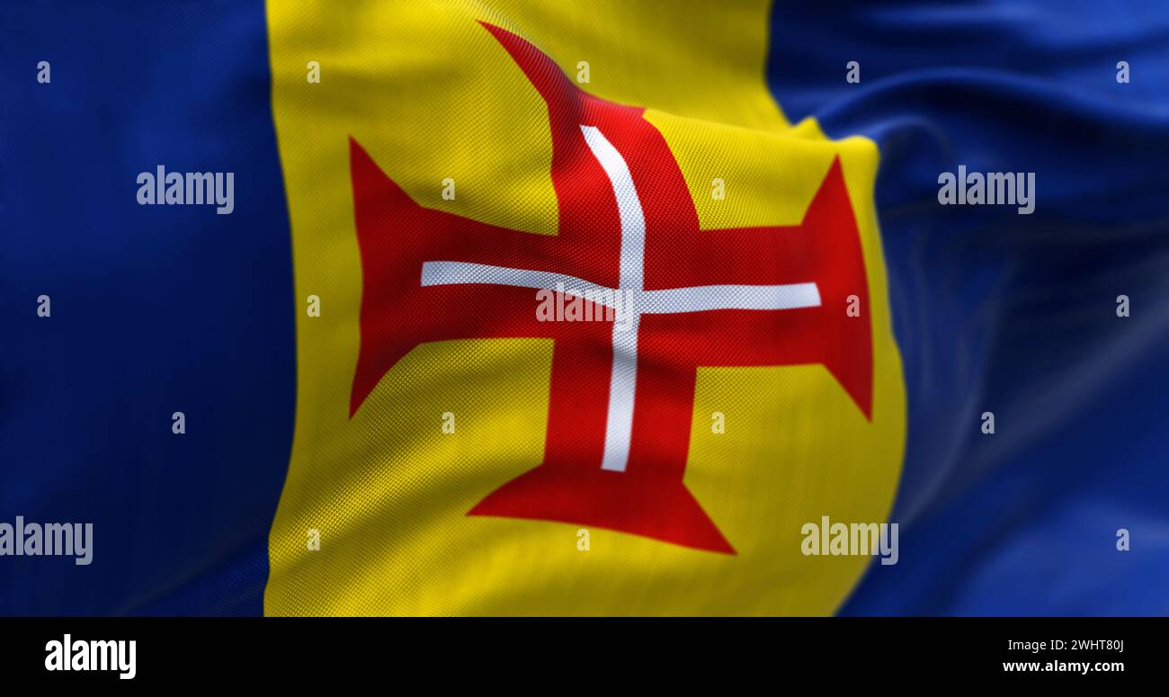 Flag of the madeira hi-res stock photography and images - Alamy