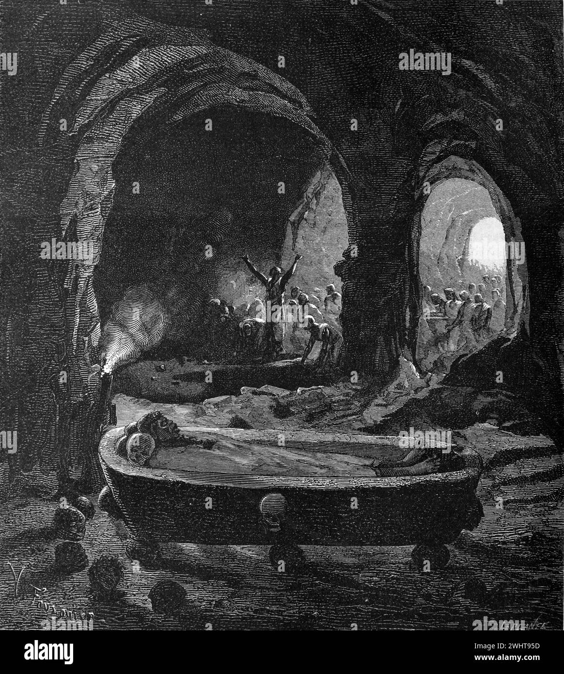 Funeral of King Ghezo or Gezo who ruled the Kingdom of Dahomey, now ...