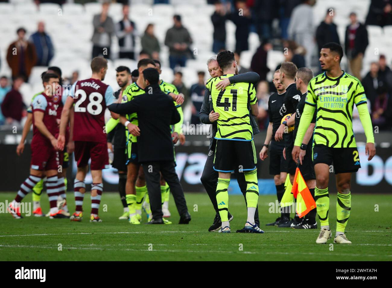 LONDON, UK - 11th Jan 2024: West Ham United manager David Moyes ...