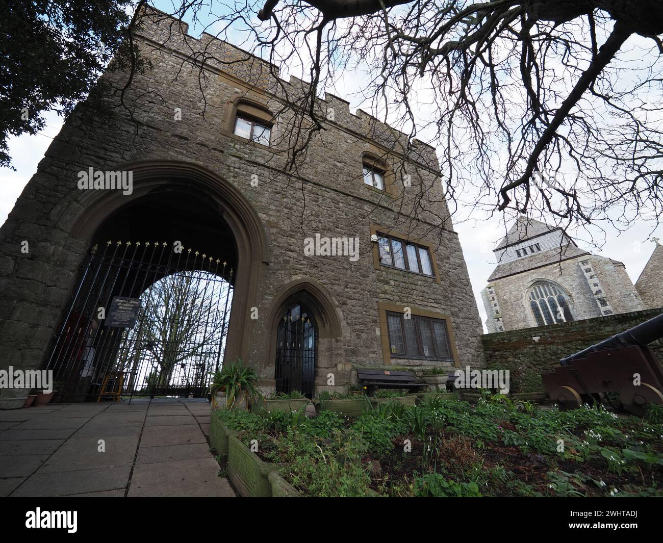 Minster on Sea, Kent, UK. 11th Feb, 2024. UK Weather: snowdrops seen ...
