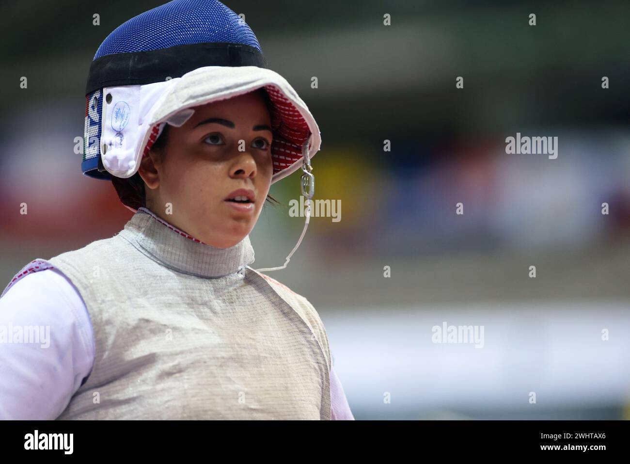 Turin, Italy. 11th Feb, 2024. Alice Volpi (Italy) during 2023 Fencing ...