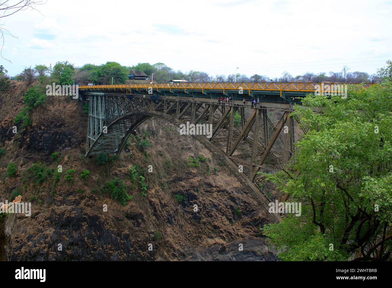 Border Bridge on the Victoria Falls, Zimbabwe, Africa Stock Photo - Alamy