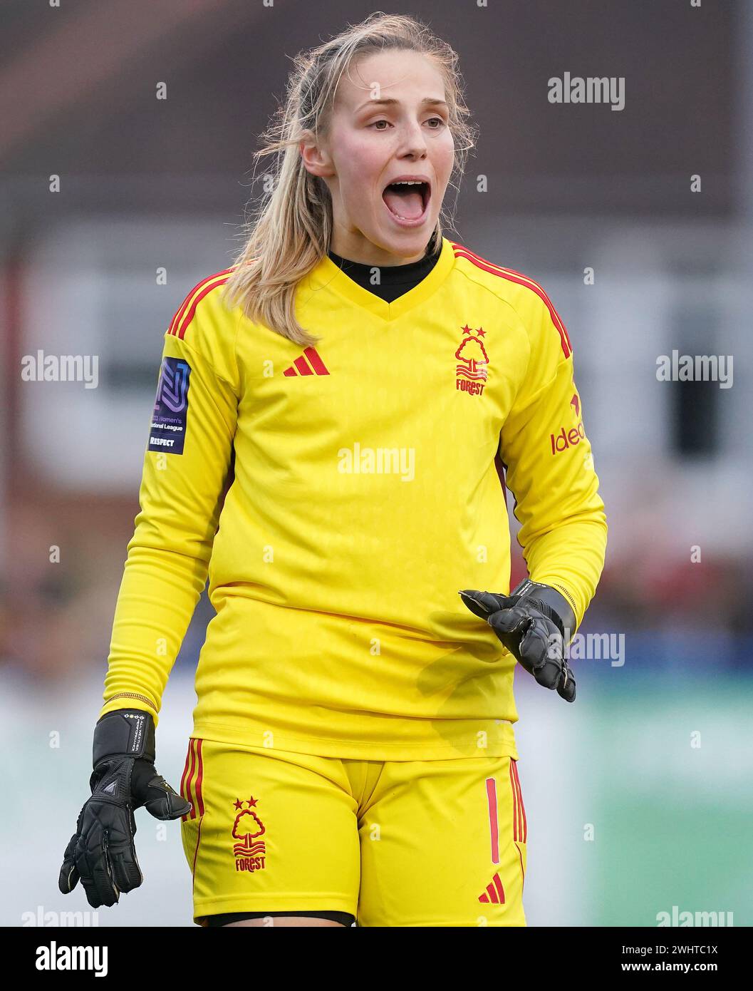 Nottingham Forest goalkeeper Emily Batty during the Adobe WFA Cup fifth ...