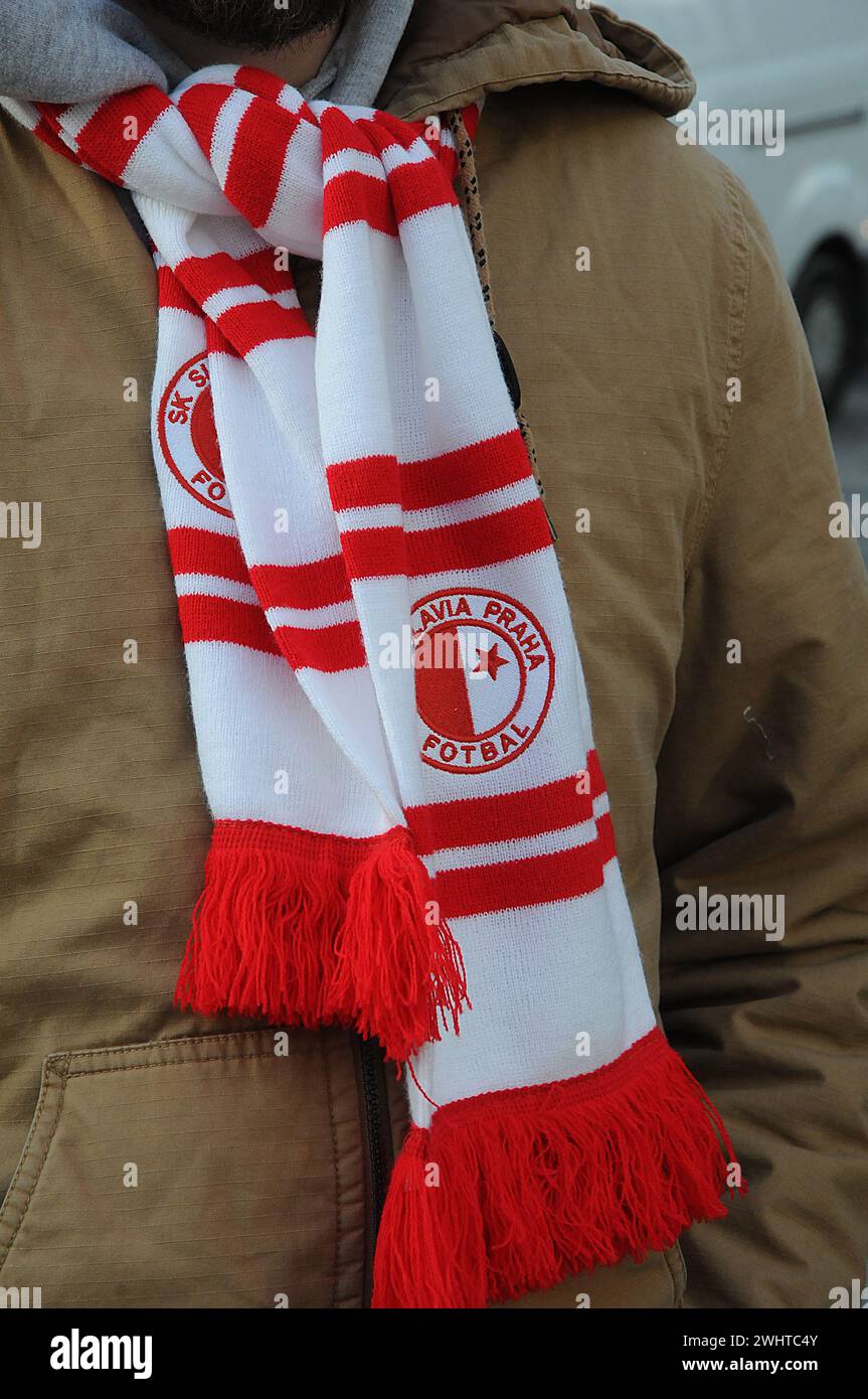 Copenhagen/Denmark 25.October 2018.. Football fns of team Sk.Slavi ...