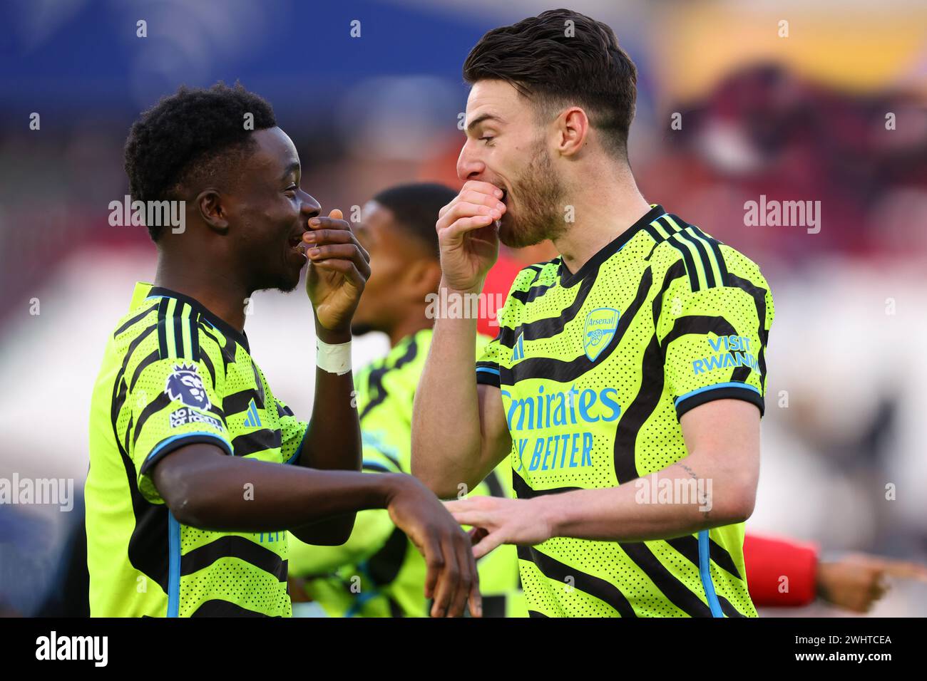 Bukayo saka arsenal celebrate hi-res stock photography and images - Alamy