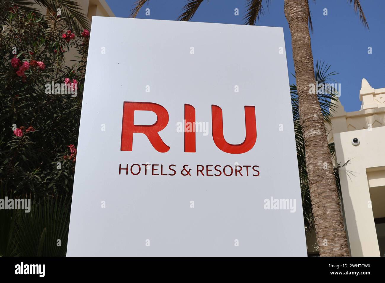 Symbolfoto, RIU Hotels & Resorts , logo, *** Symbol photo, RIU Hotels ...
