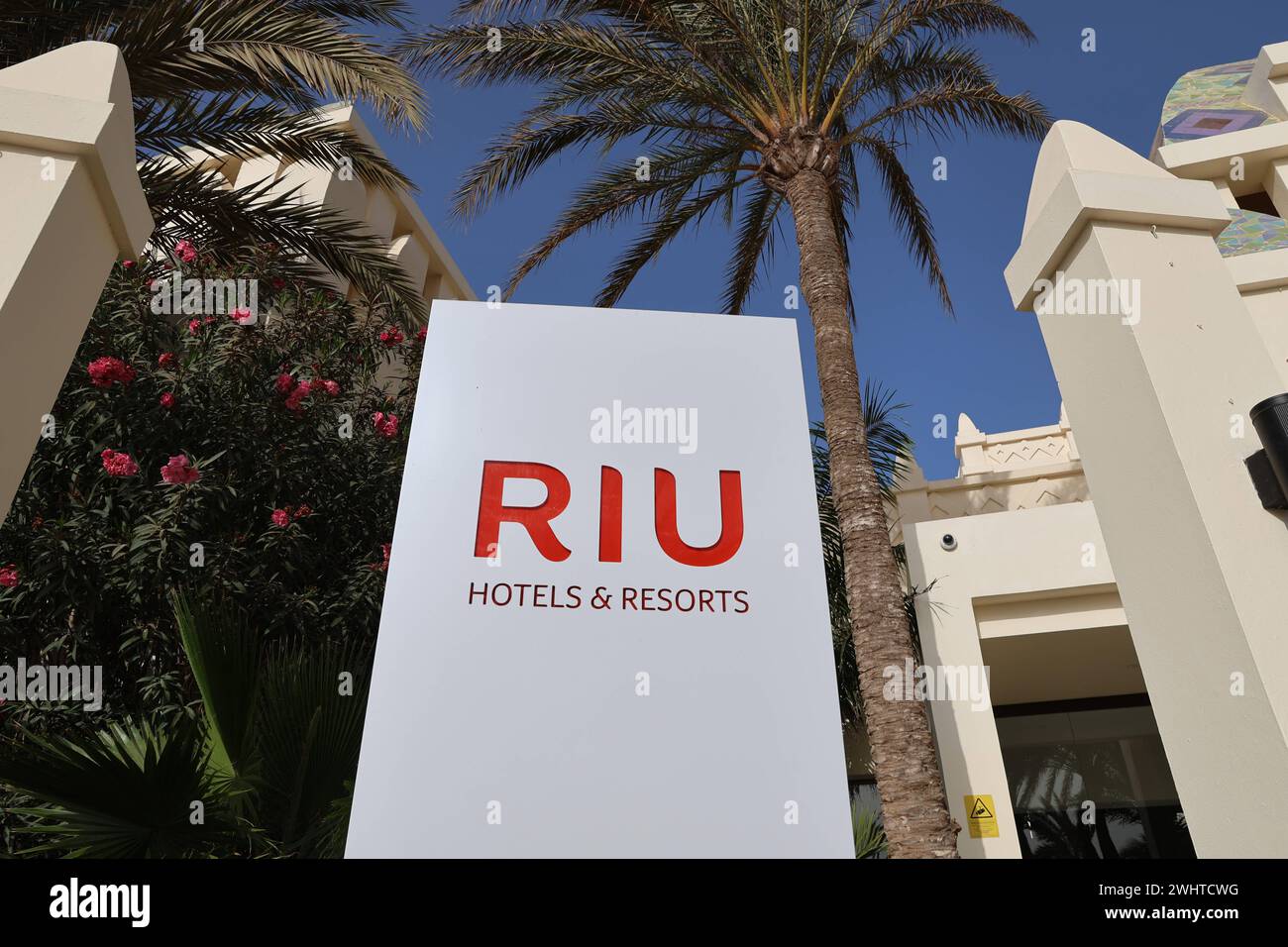 Symbolfoto, RIU Hotels & Resorts , logo, *** Symbol photo, RIU Hotels ...
