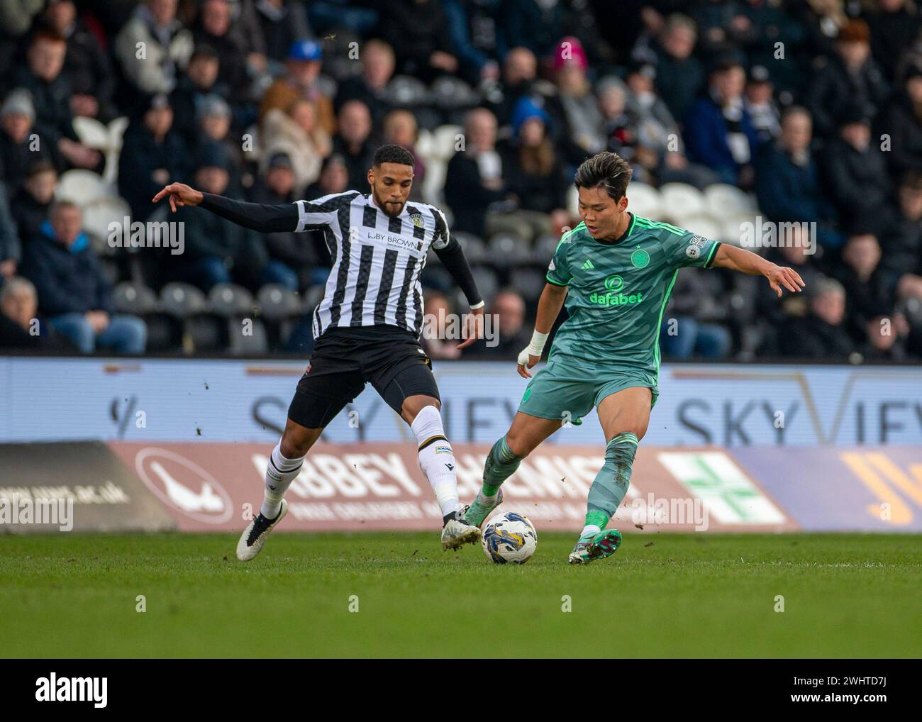 11th February 2024; St Mirren Park, Paisley, Renfrewshire, Scotland ...