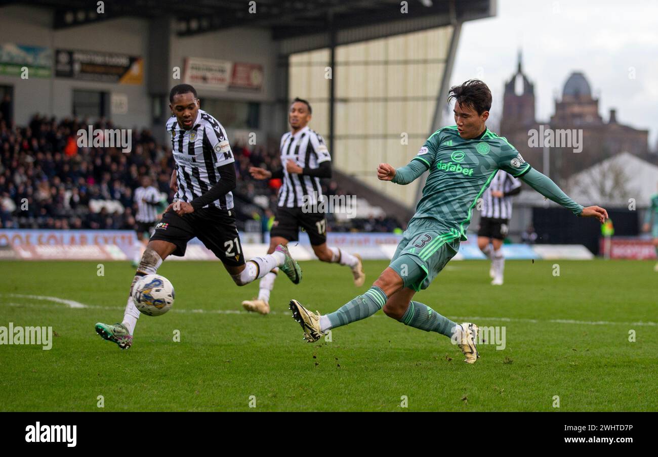 11th February 2024; St Mirren Park, Paisley, Renfrewshire, Scotland ...
