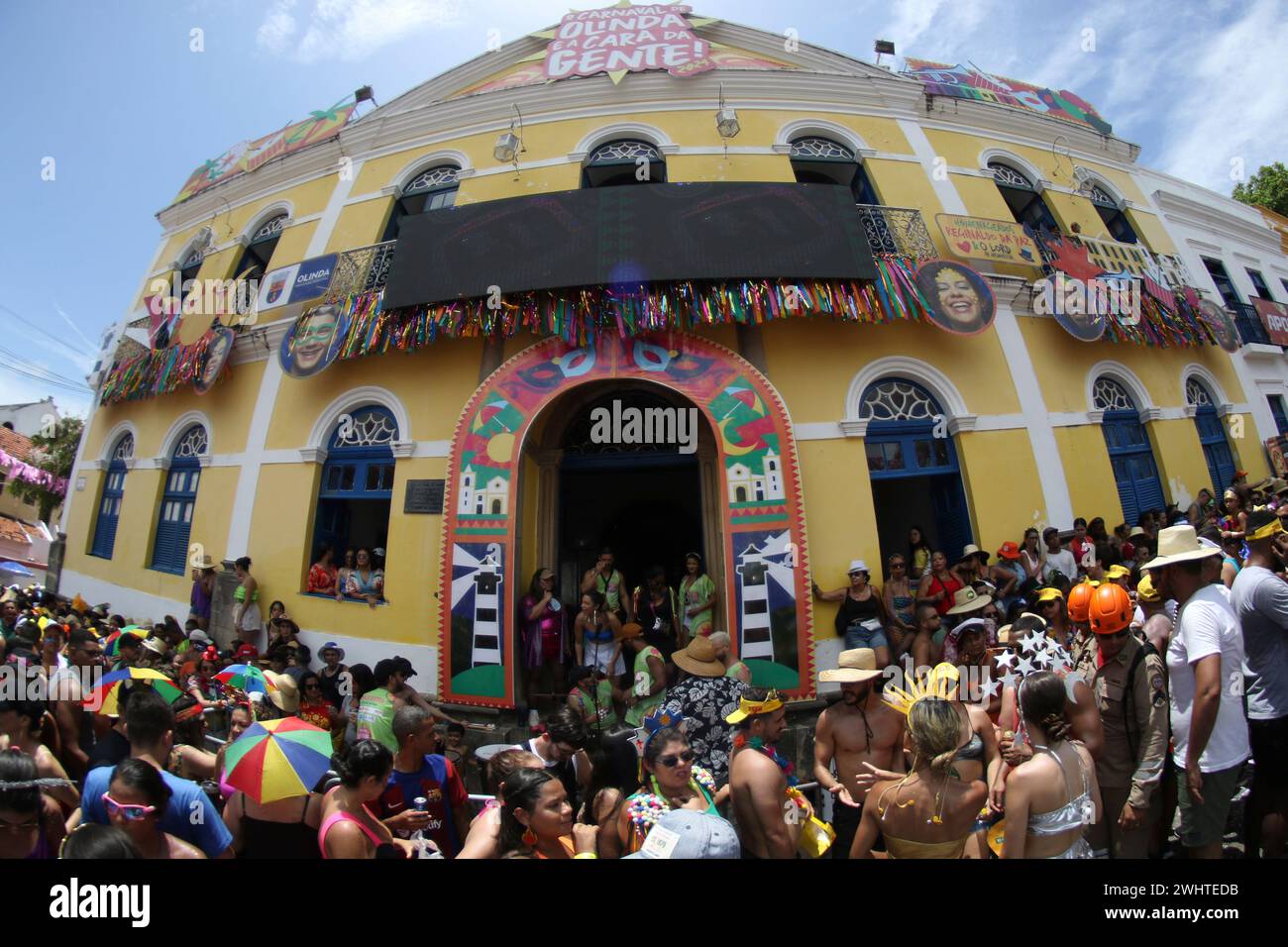 PE - OLINDA - 02/11/2024 - OLINDA, CARNIVAL 2024 - Revelers during ...
