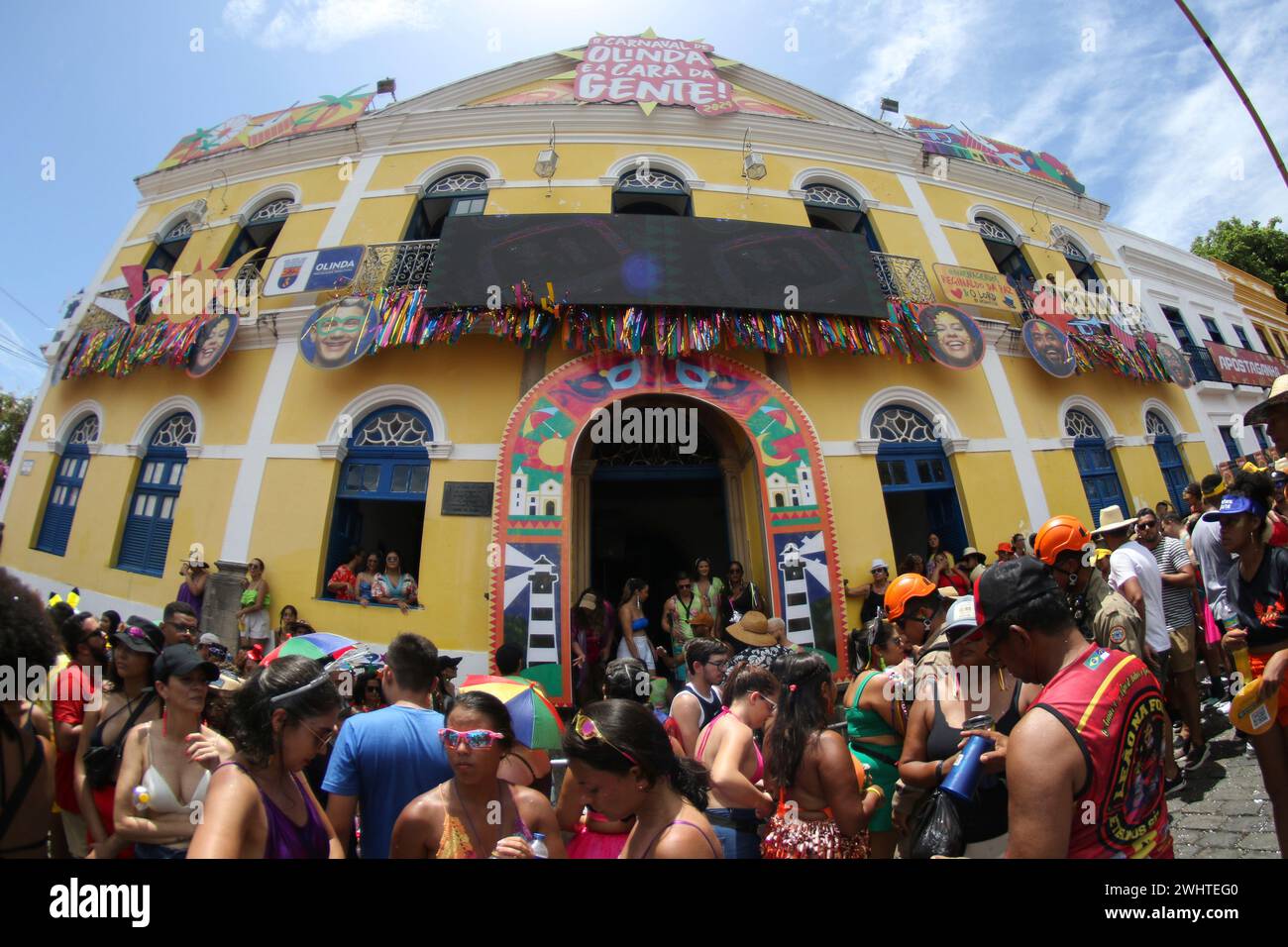 PE - OLINDA - 02/11/2024 - OLINDA, CARNIVAL 2024 - Revelers during ...