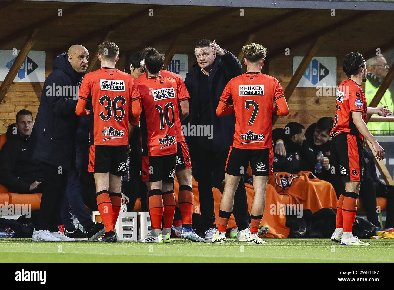 VOLENDAM, 11-02-2024, Kras Stadium, season 2023/2024 Dutch football ...
